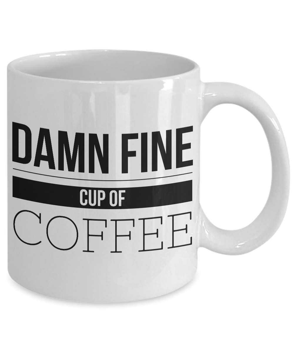 A Damn Fine Cup of Coffee Mug - Coffee Humor - Humorous Coffee Cups ...