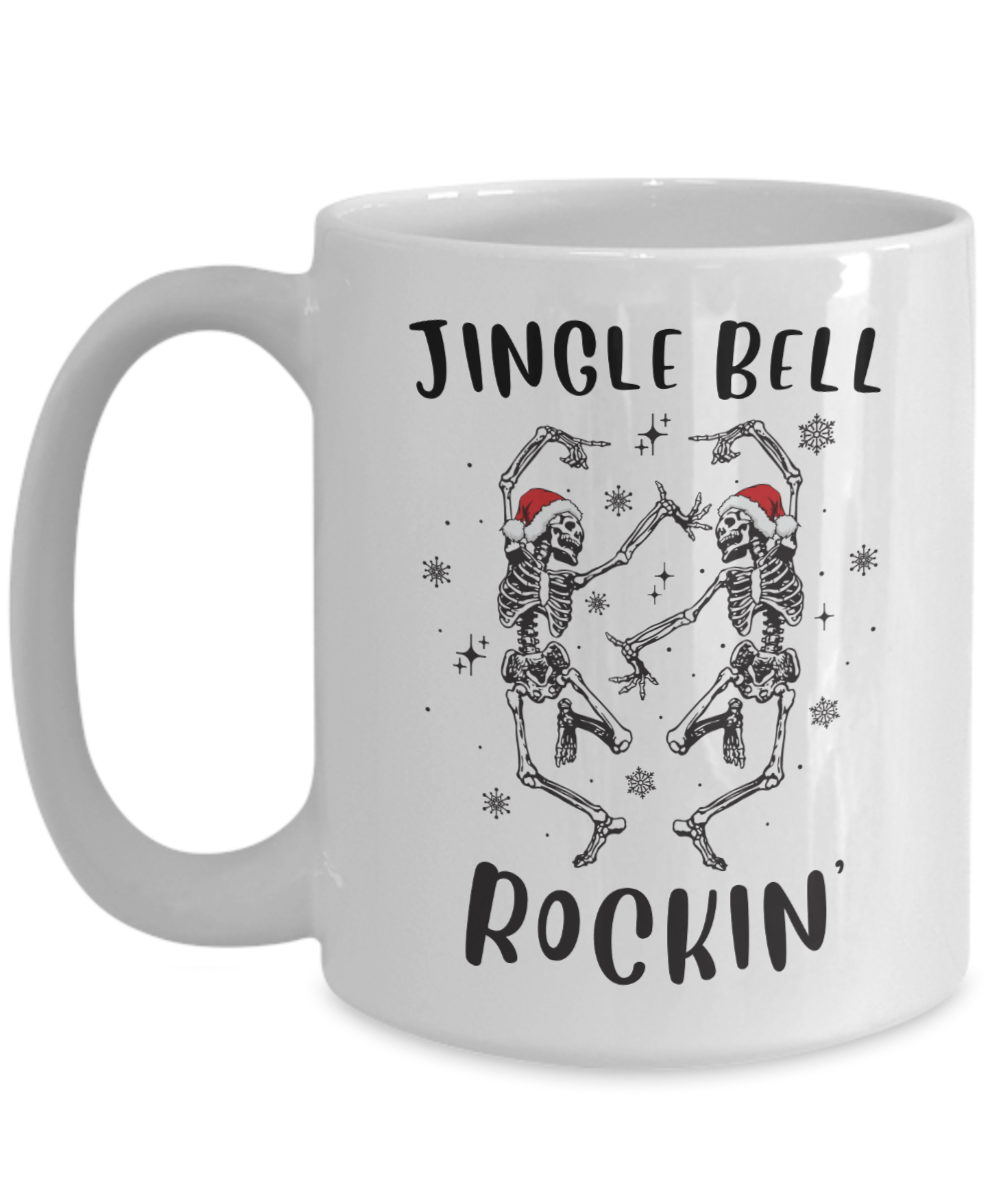 Skeleton Mug, Skeleton Coffee Cup, Christmas Skeleton, Dancing Skeleto ...