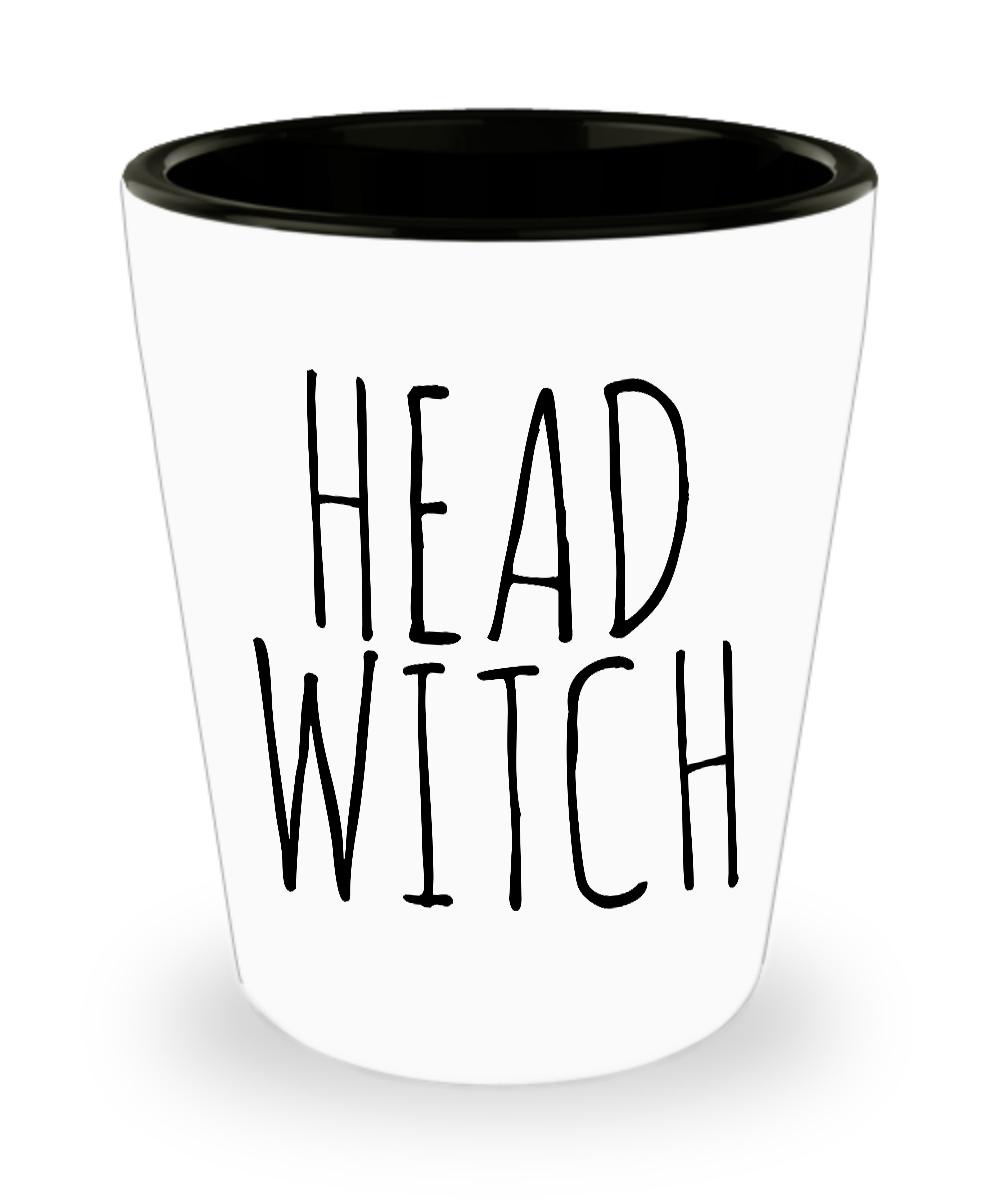 Head Witch Shot Glass Funny Halloween Ceramic Glasses Gifts for Witche ...