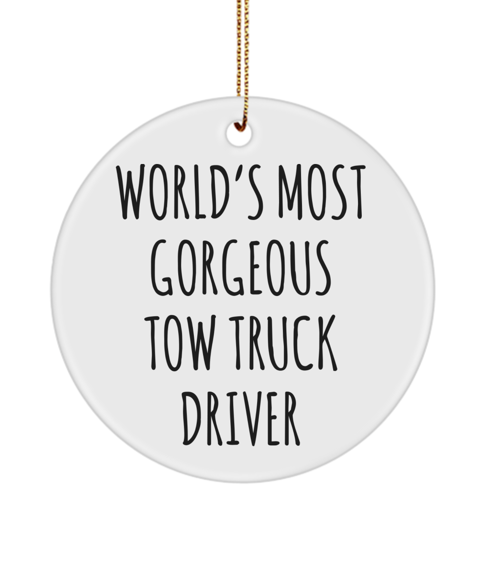 Tow Truck Driver, Tow Truck Ornament, Tow Wife, Tow Truck Gifts, World ...