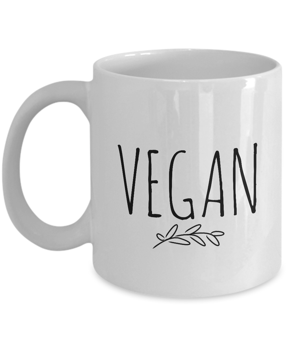 Vegan Mug 11 oz. Ceramic Coffee Cup – Cute But Rude