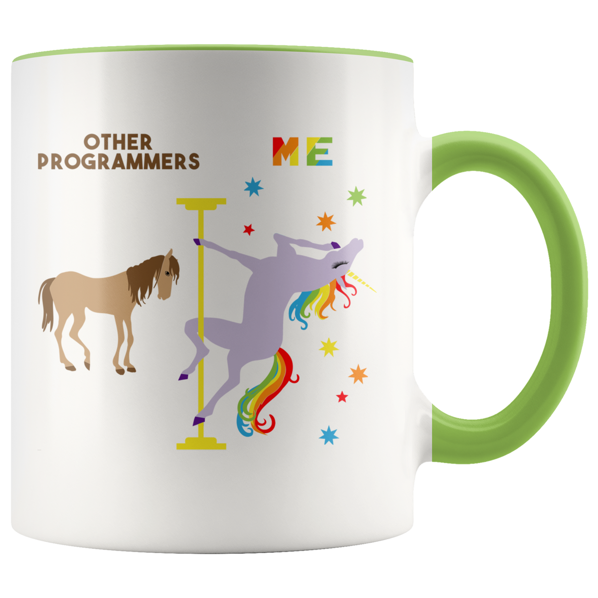 Funny Programmer Mug Programmer Birthday Present Pole Dancing Unicorn ...